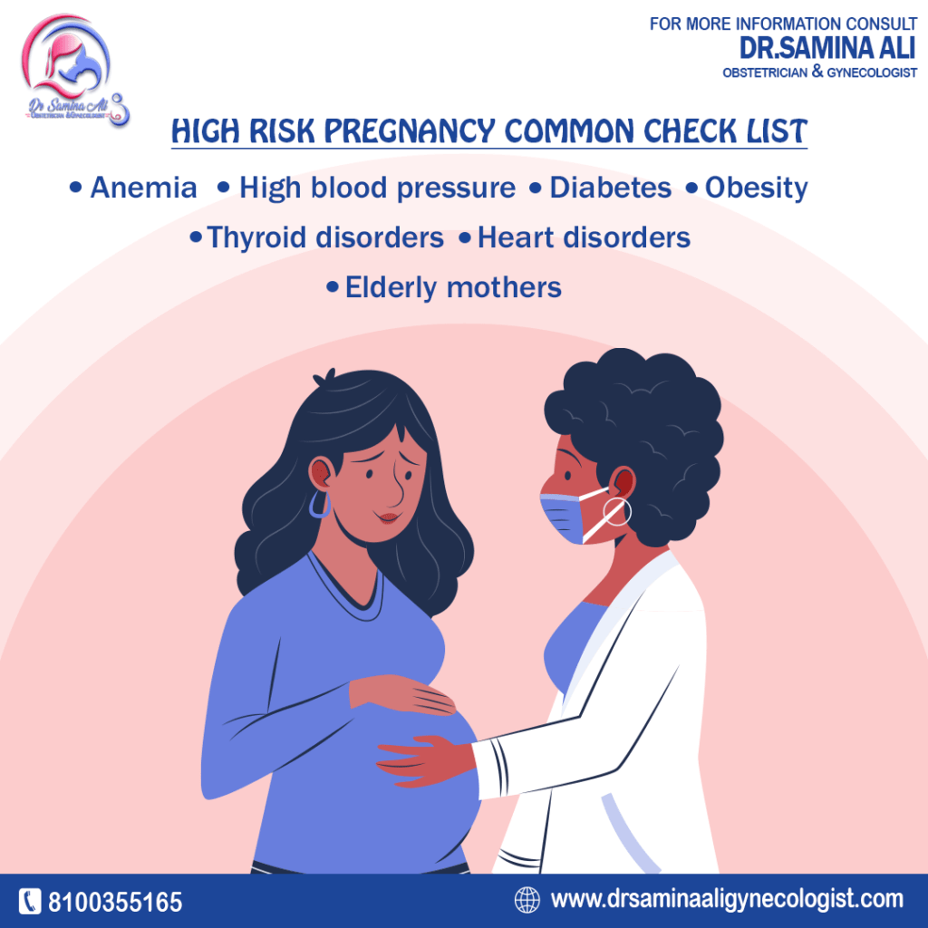 HIGH RISK PREGNANCY COMMON CHECKLIST - Dr. Samina Ali - Gynecologist In ...